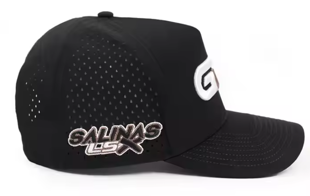 Tour performance perforated mesh golf hat custom 3d embroidered club ...